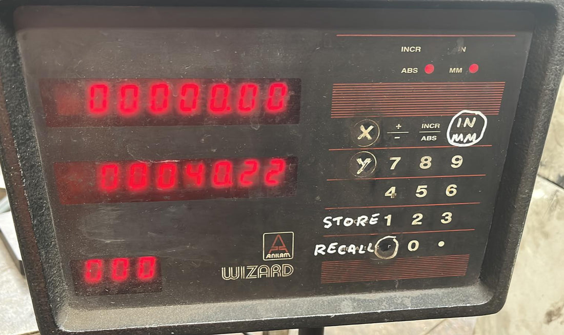 Anilam Wizard console and Scale repair – gtprecision