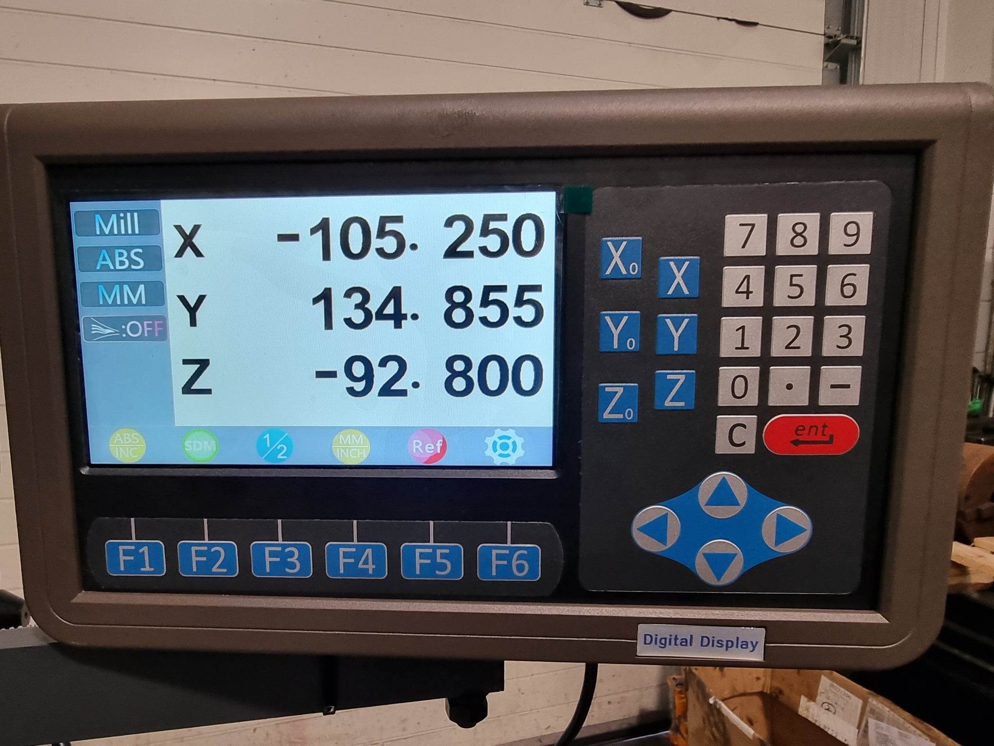 3 axis Digital Readout system to suit the Bridgeport milling machine ...