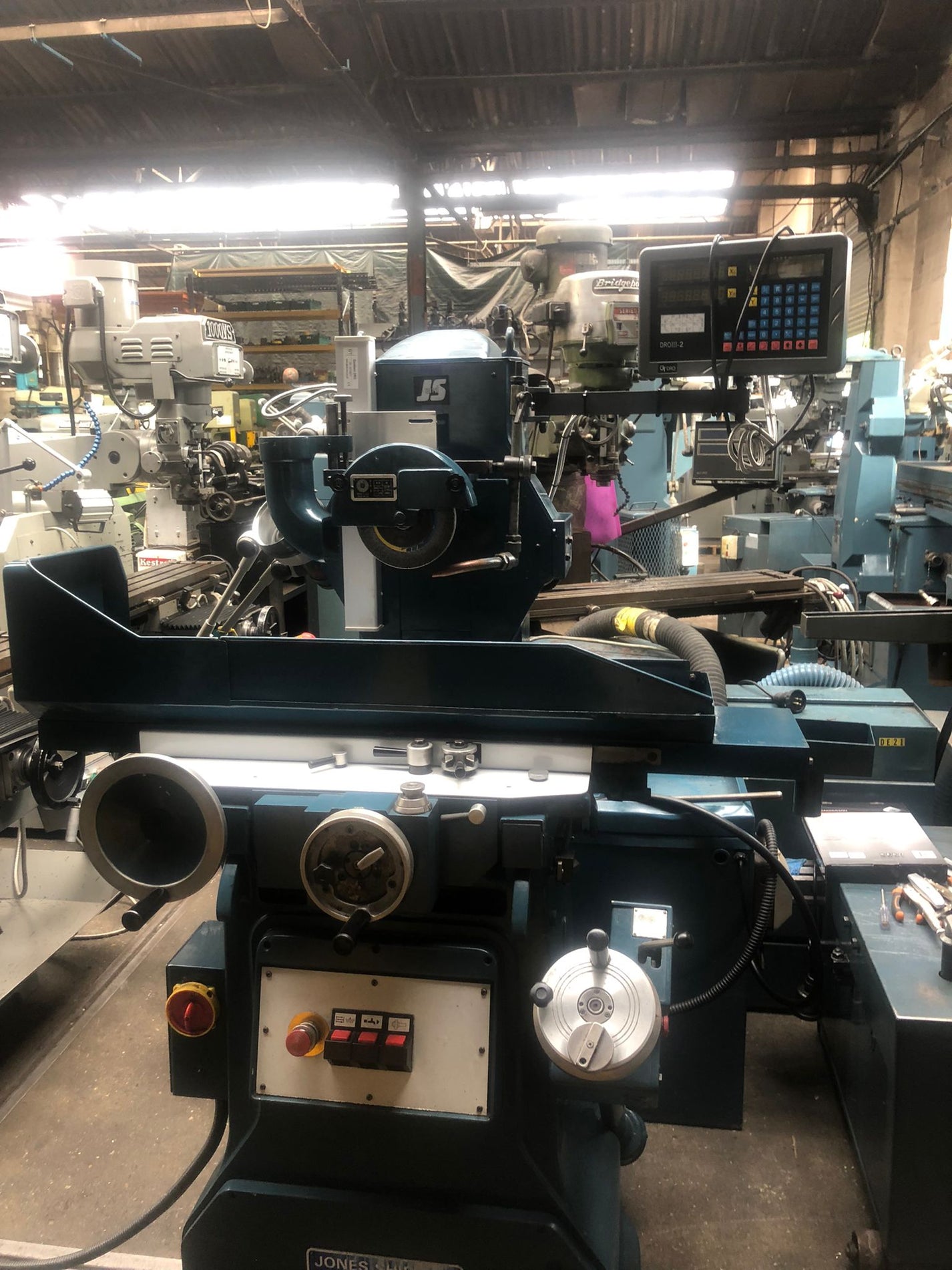 Jones and Shipman 540 surface grinder Digital Readout system – gtprecision