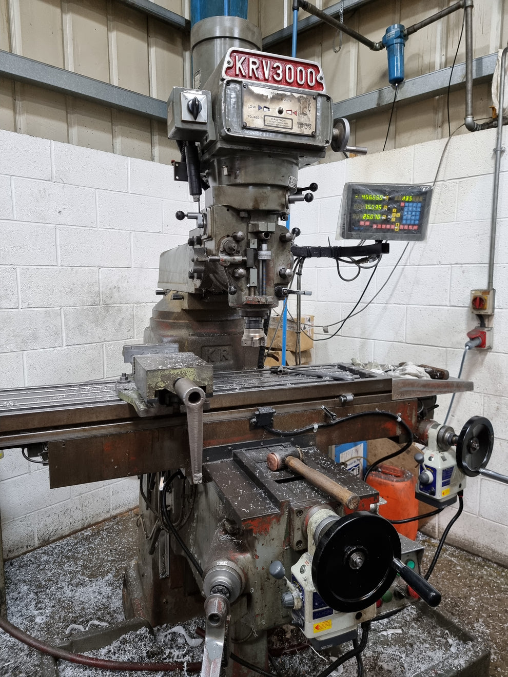 KRV 3000 Milling machine Digital Readout system – gtprecision